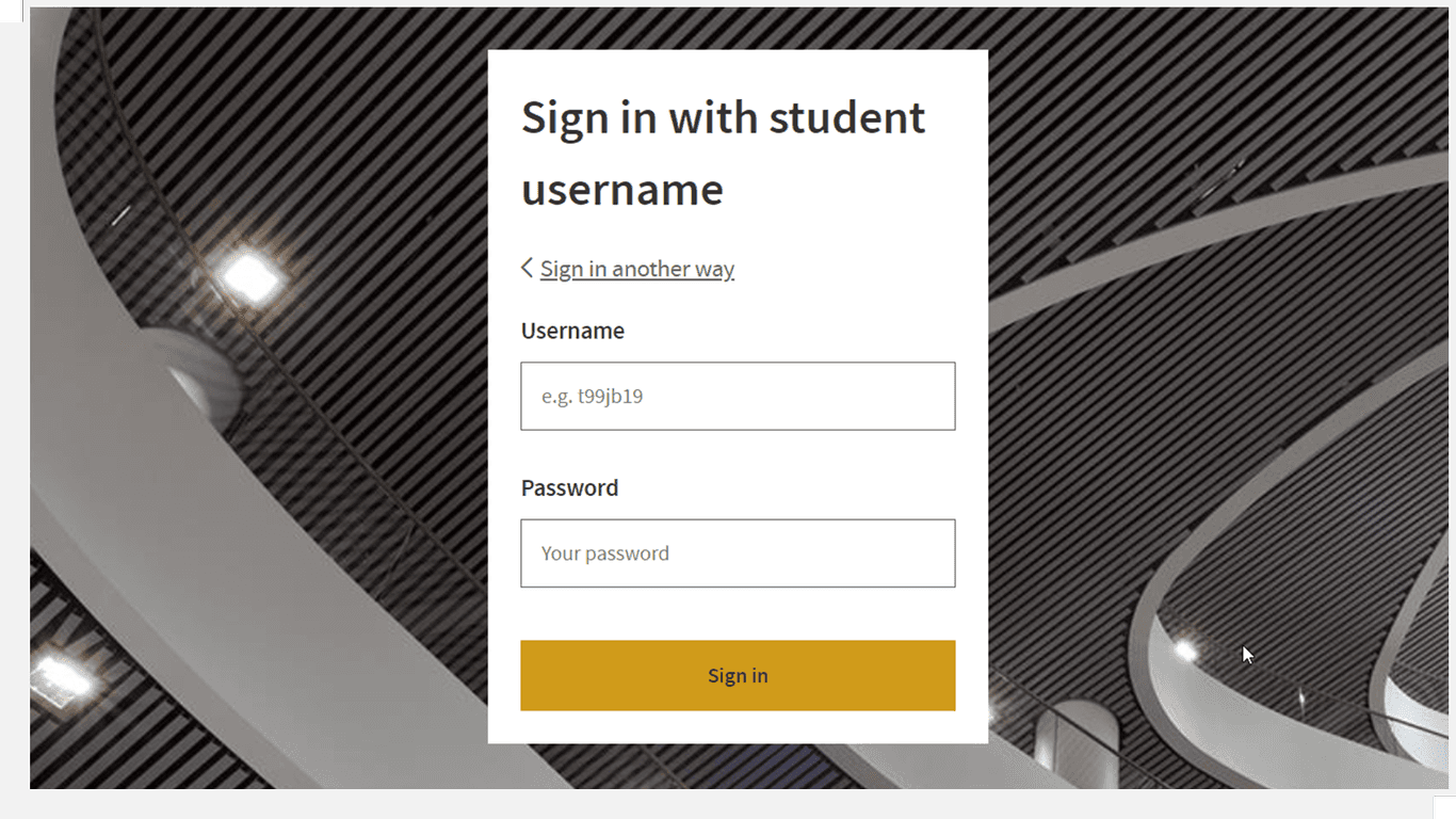A Guide for Our Online Degree Students - Log in for the first time