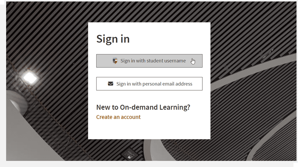 A Guide for Our Online Degree Students - Log in for the first time